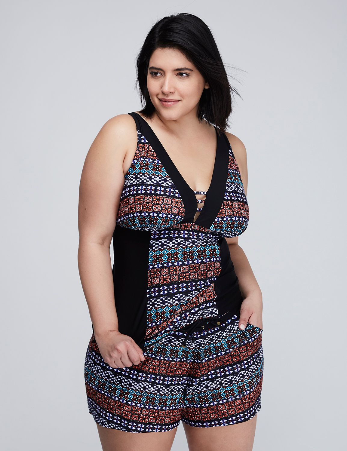Cacique Plus Size Swimsuits One Pieces Tankinis And Bikinis Lane Bryant