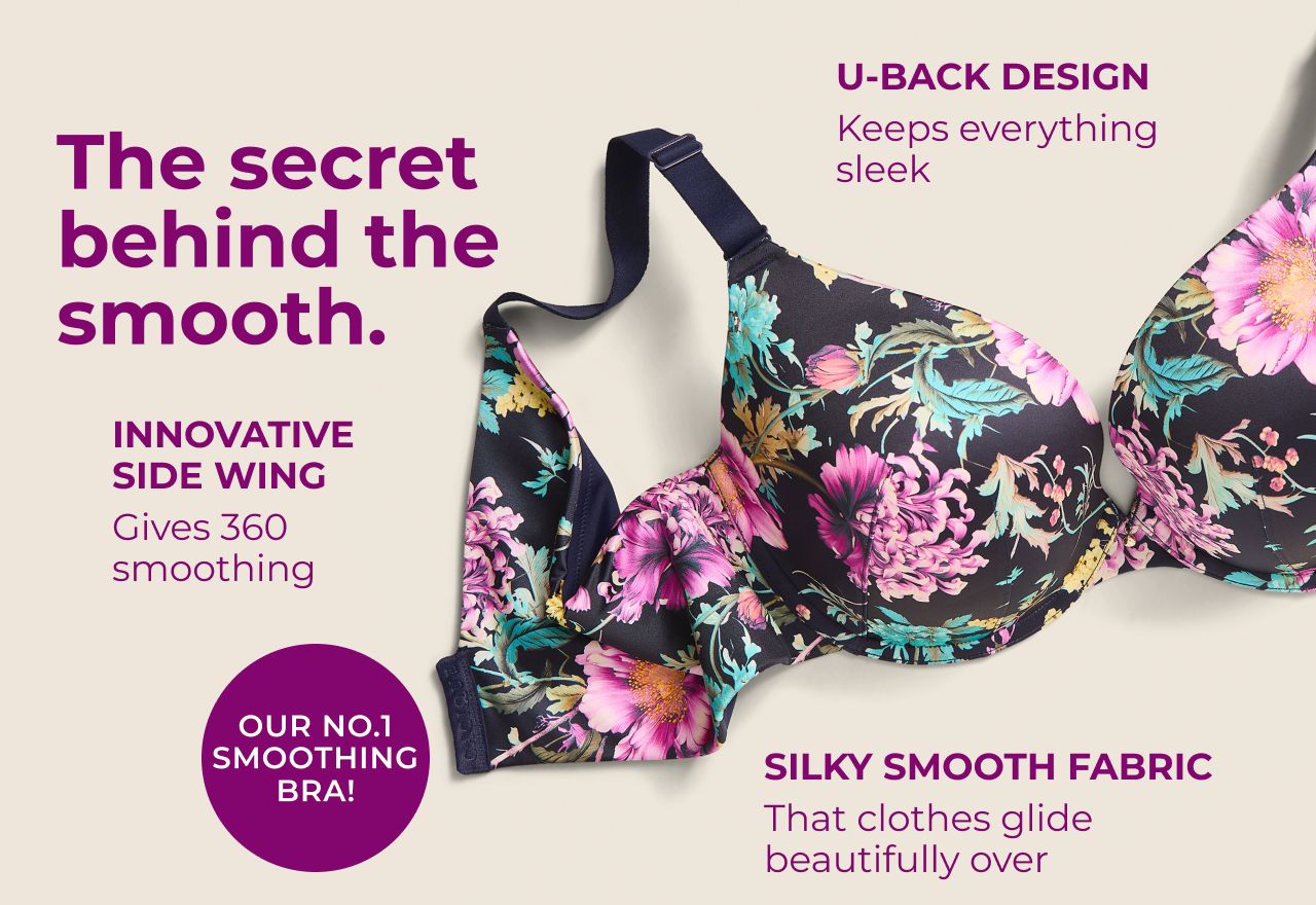 New Arrival Plus Size Back Smoothing Bras | Cacique