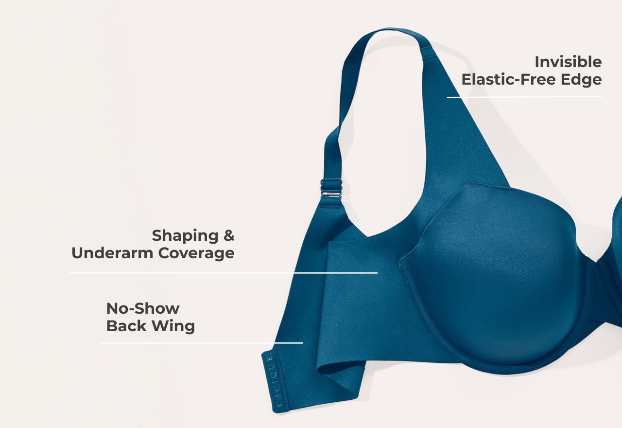 New Arrival Plus Size Back Smoothing Bras | Cacique