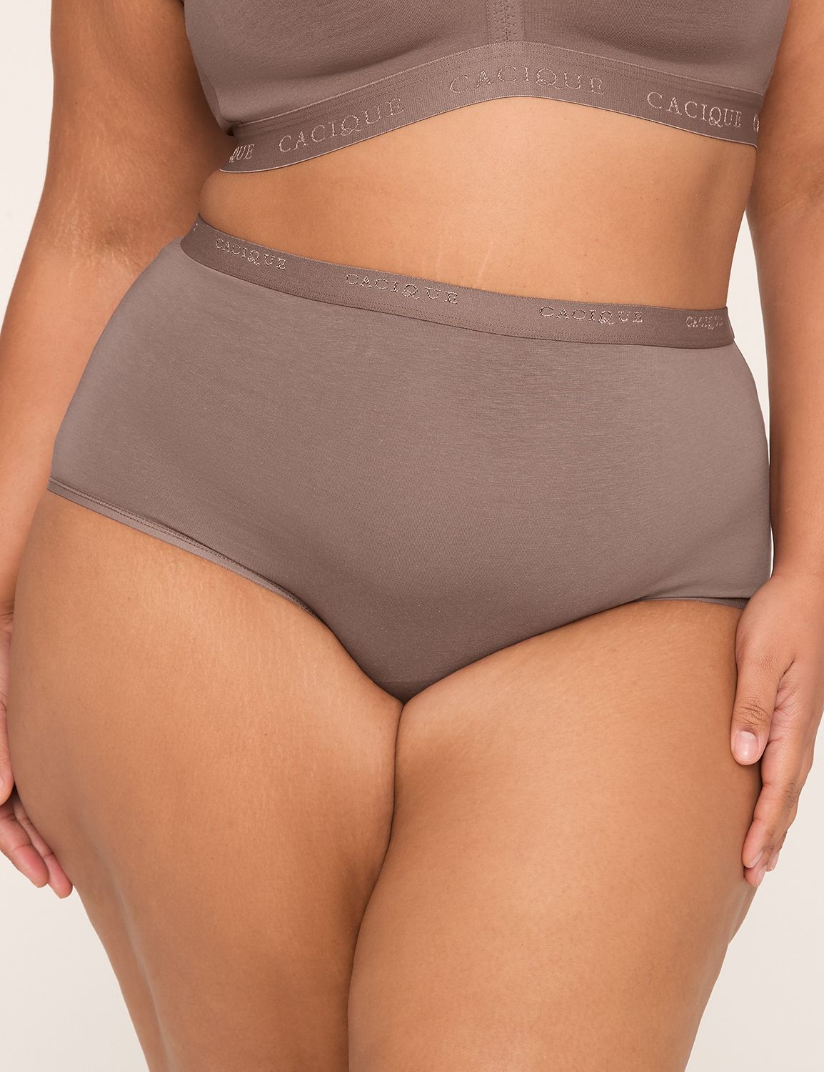 Cotton Full Brief Tailored 15S 1109 | LaneBryant