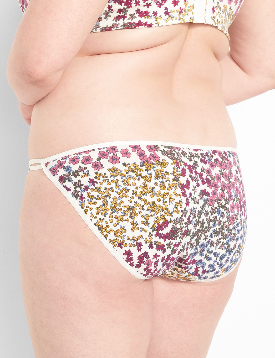 Cotton Double String Bikini-15S 110 | LaneBryant