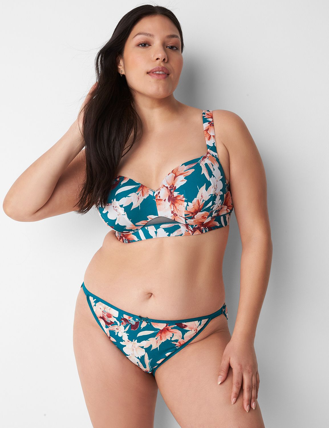 Cotton Double String Bikini-15S 110 | LaneBryant