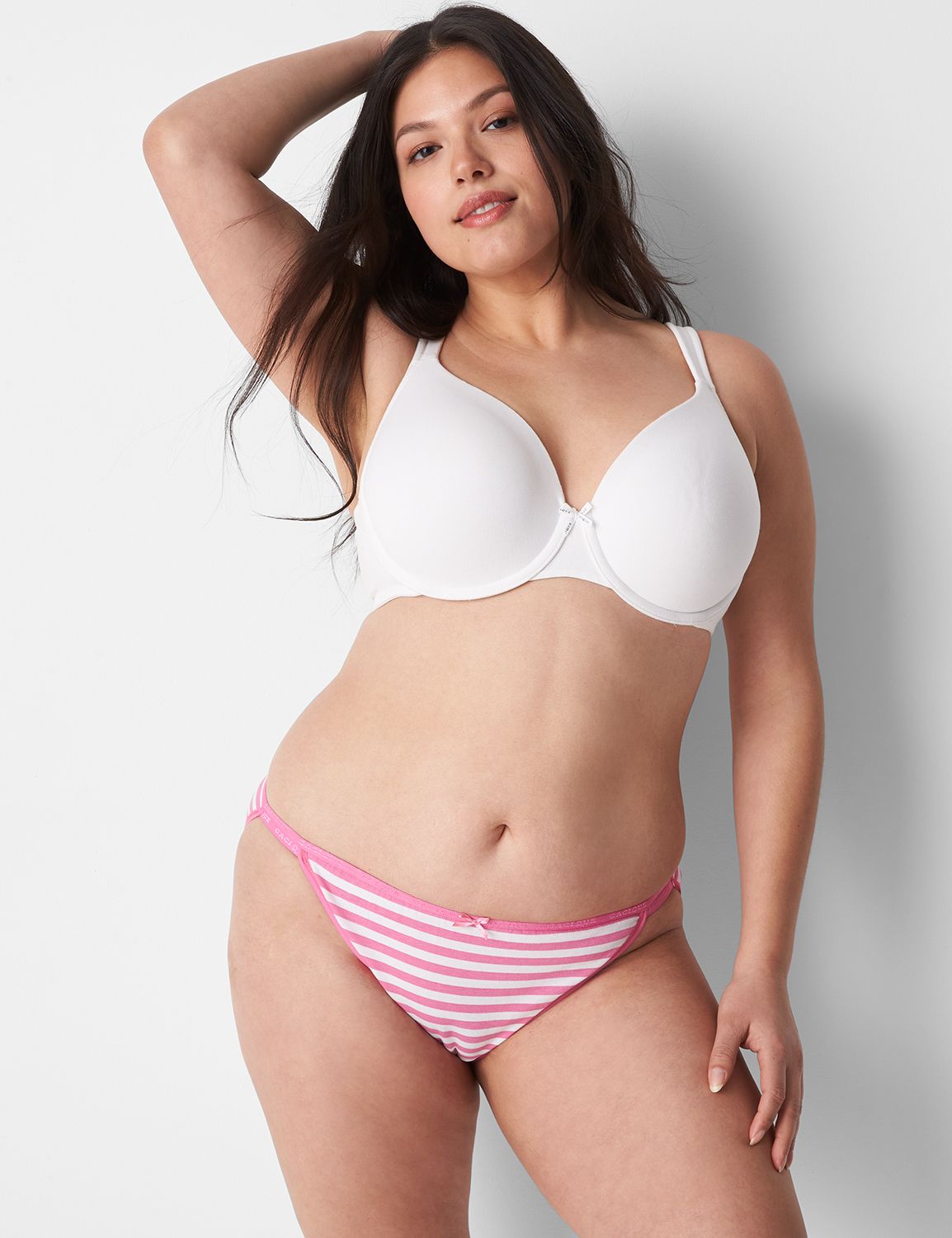 Cotton Double String Bikini-15S 110 | LaneBryant