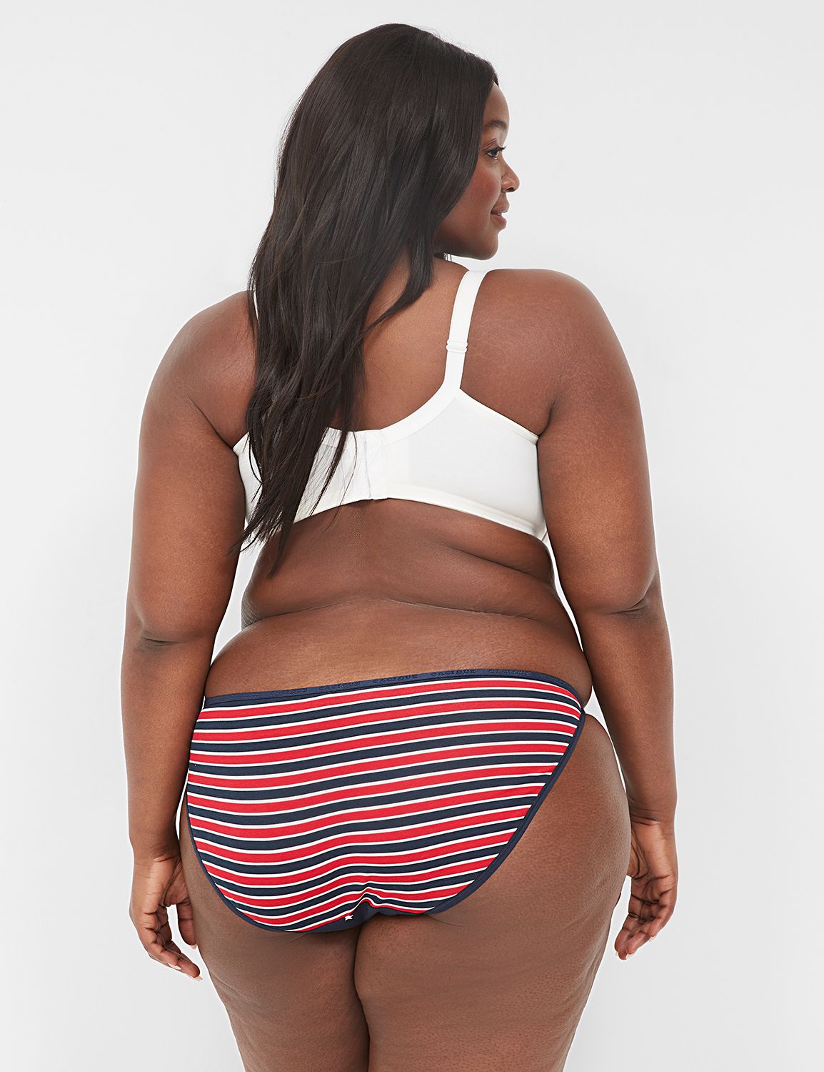 Cotton Double String Bikini-15S 110 | LaneBryant
