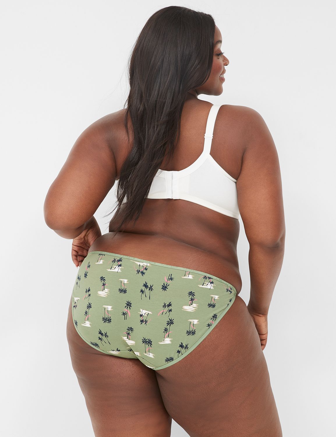Cotton Double String Bikini-15S 110 | LaneBryant