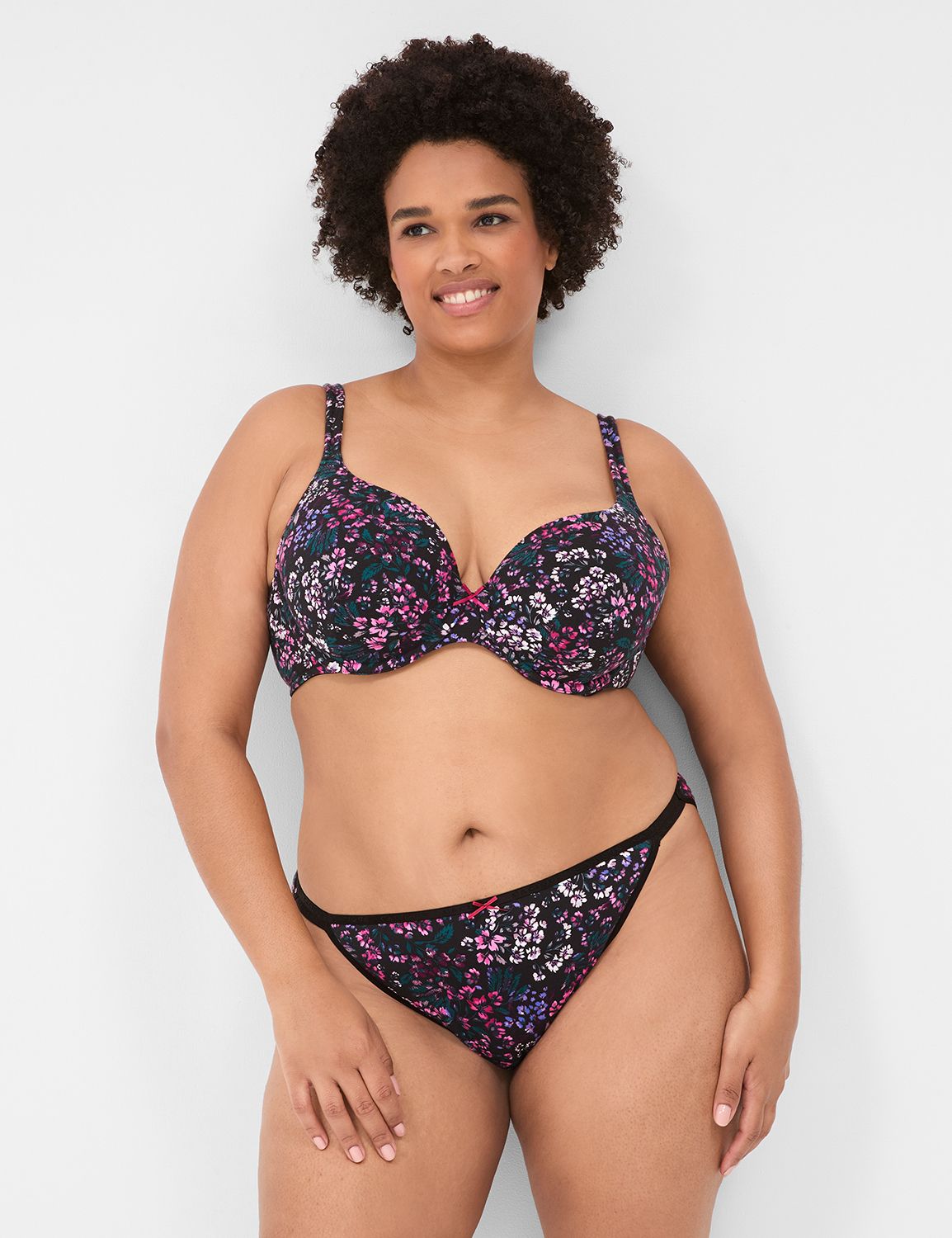 Cotton Double String Bikini-15S 110 | LaneBryant