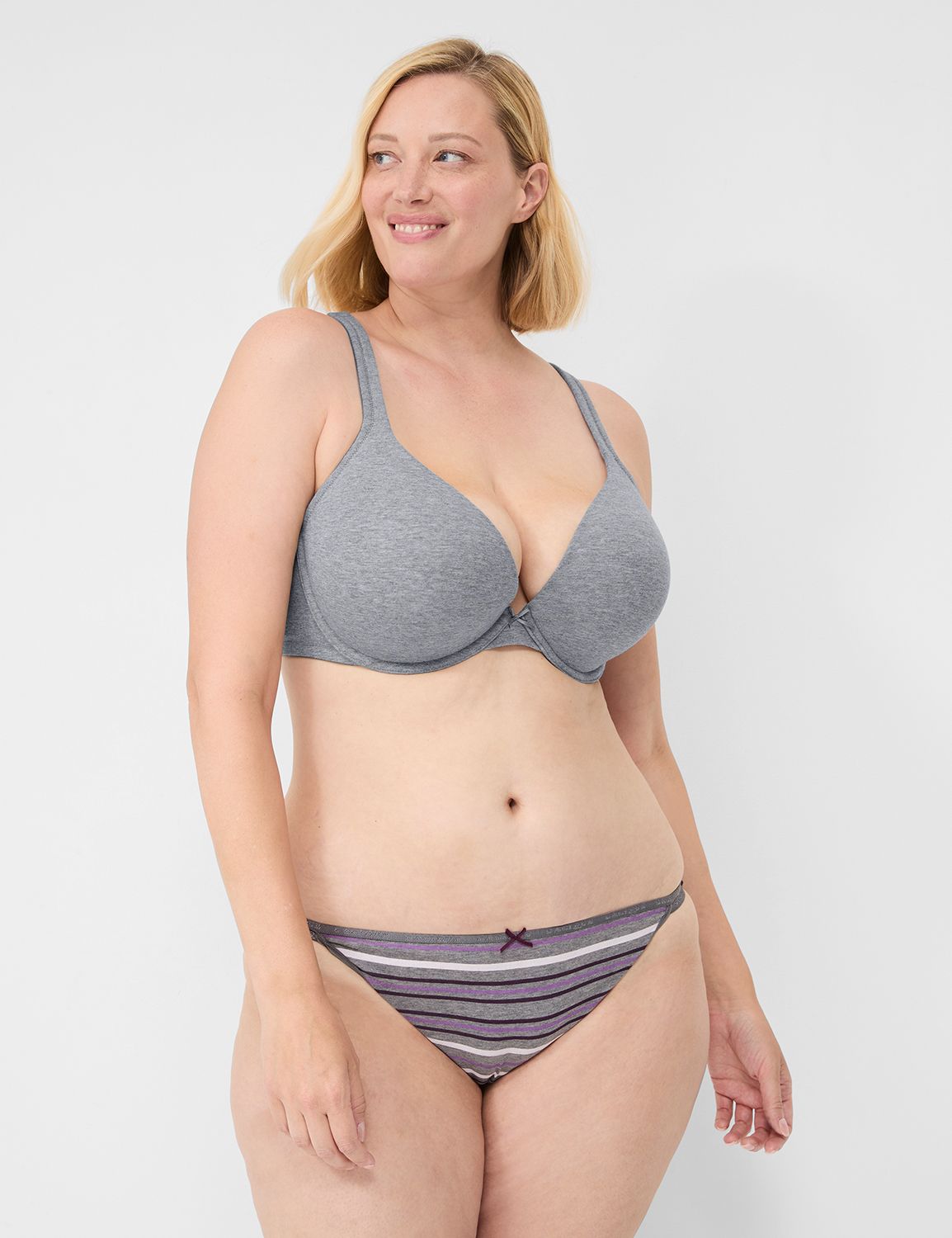 Cotton Double String Bikini-15S 110 | LaneBryant