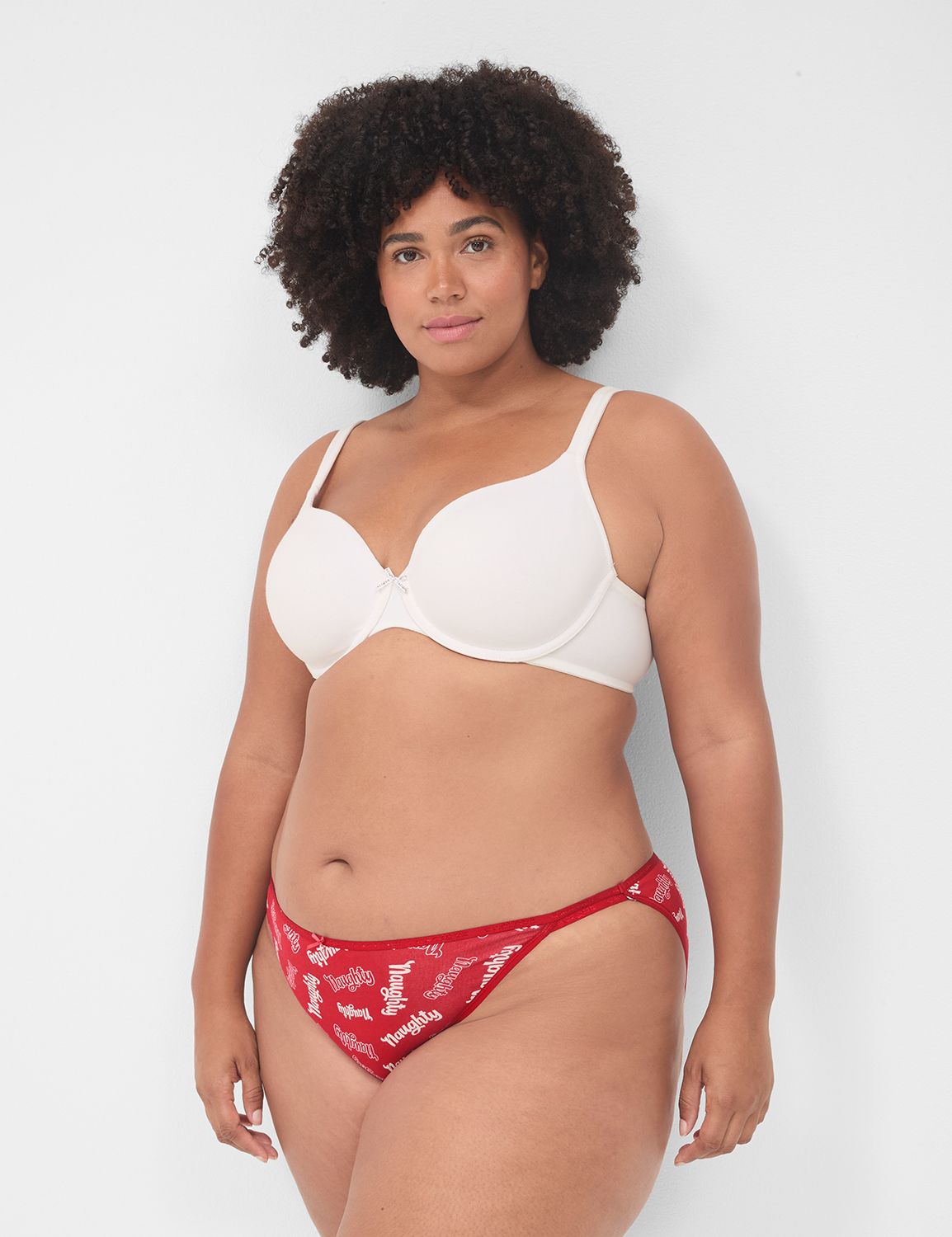 Cotton Double String Bikini-15S 110 | LaneBryant