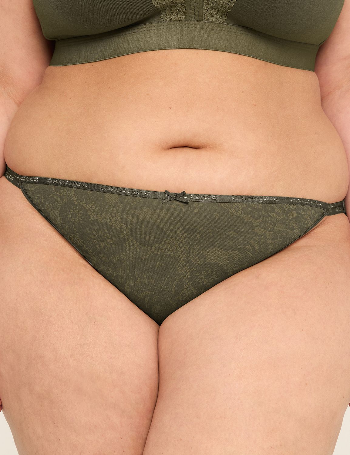 Cotton Double String Bikini-15S 110 | LaneBryant