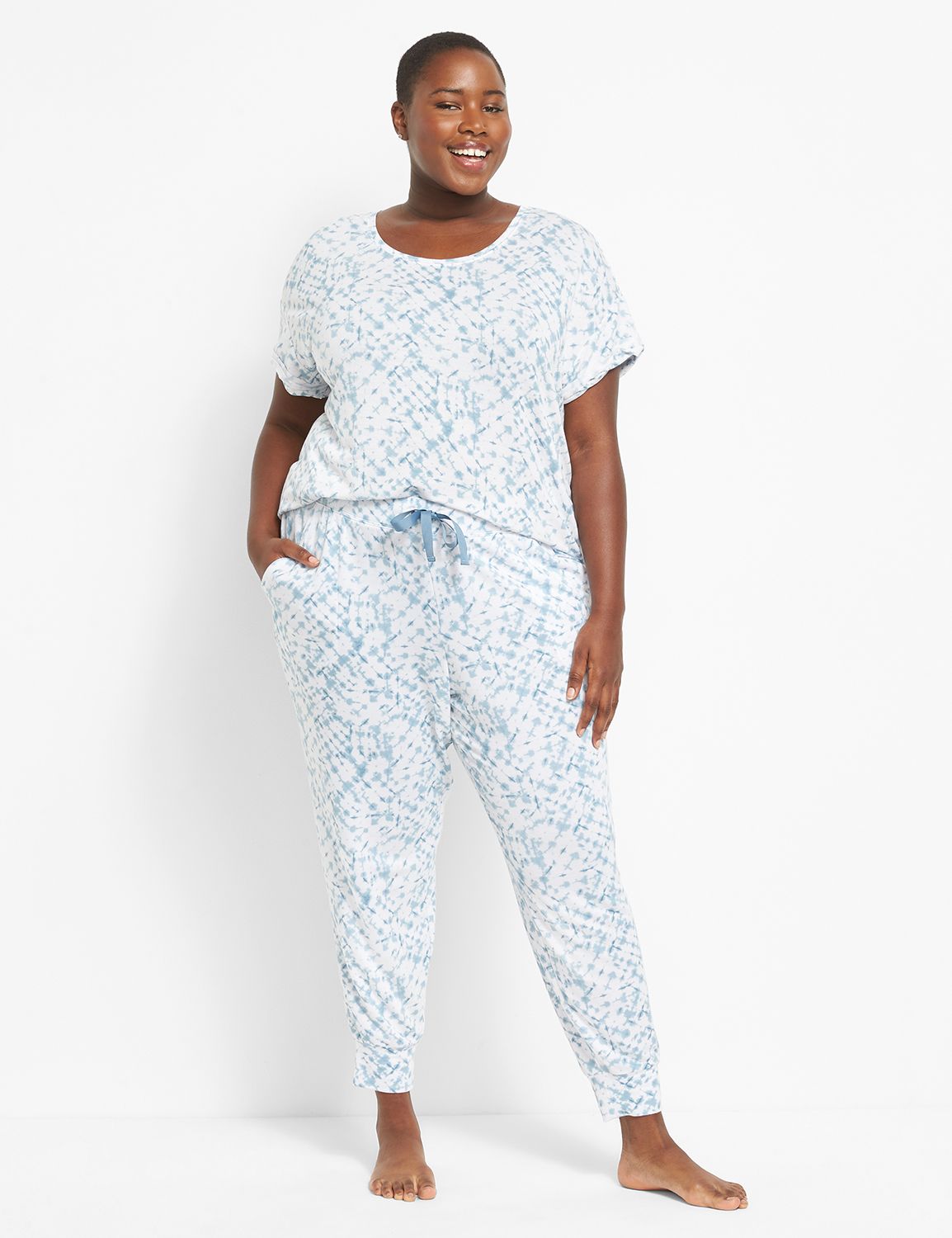 French Terry Sleep Jogger | LaneBryant