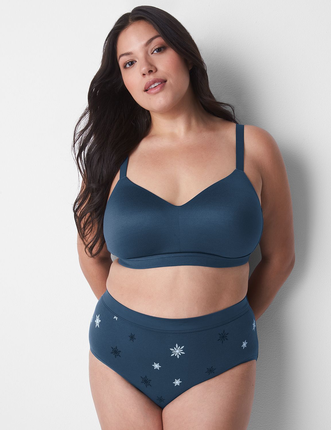 Cotton Shine Comfort Elastic High L | LaneBryant