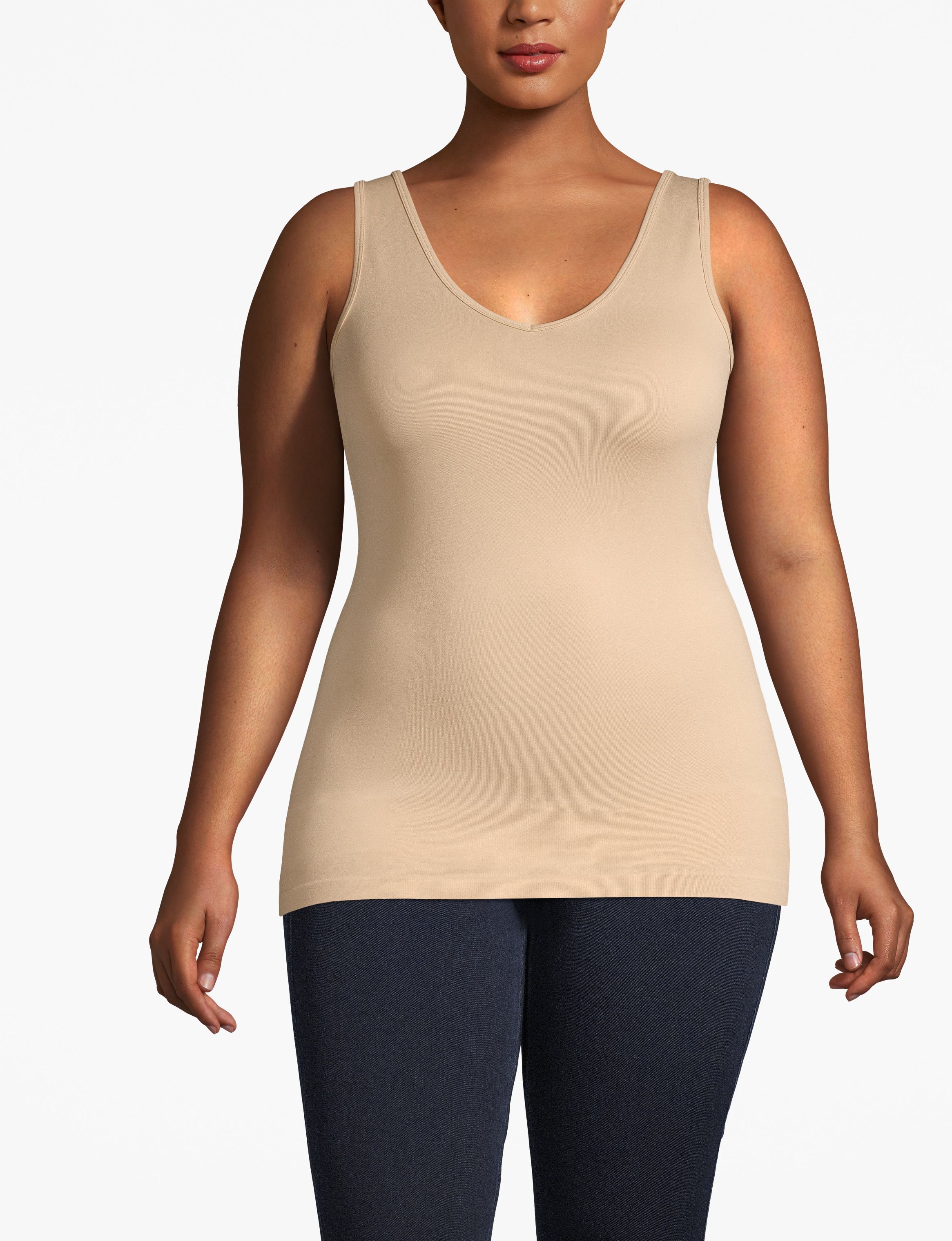 Reversible Neckline Seamless Tank