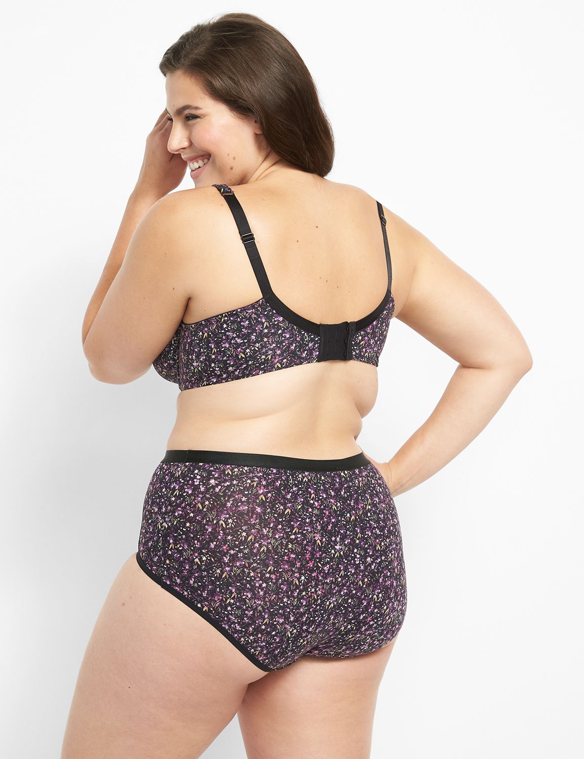 Extra Soft LL Full Coverage - Print 1117514 S:Belle Fleurs_Tapshoe__CT21400:44DD | LaneBryant