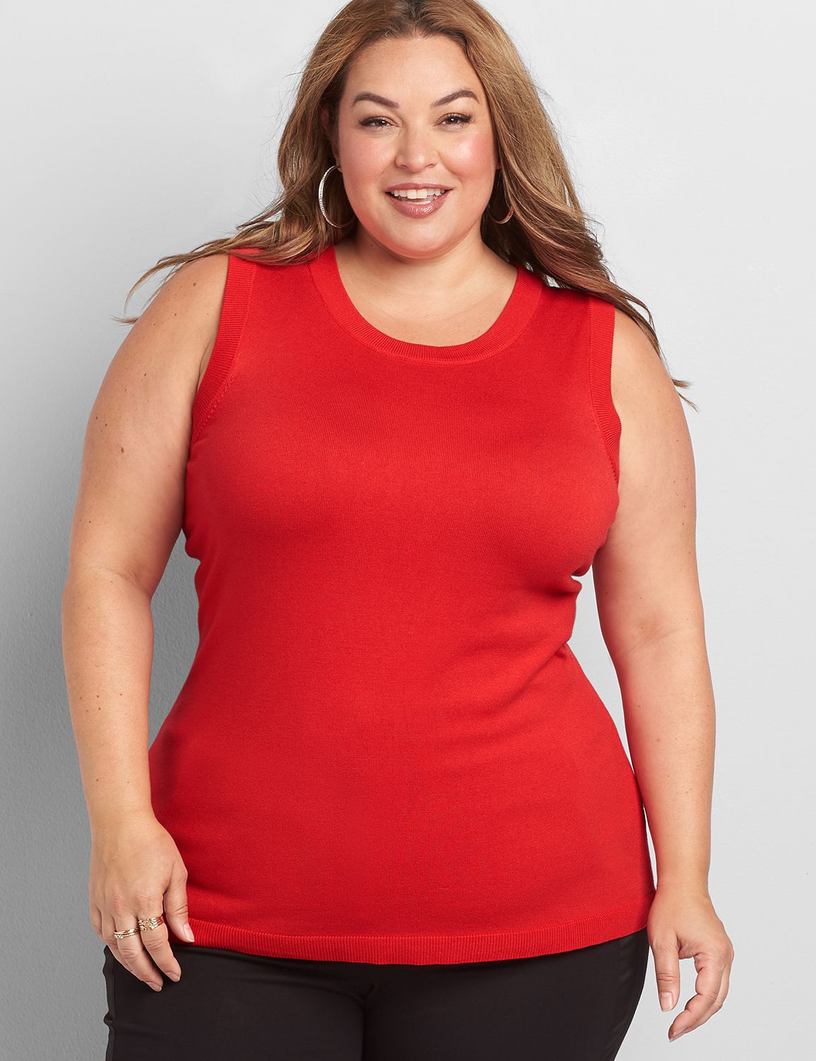 Sleeveless Sweater Shell