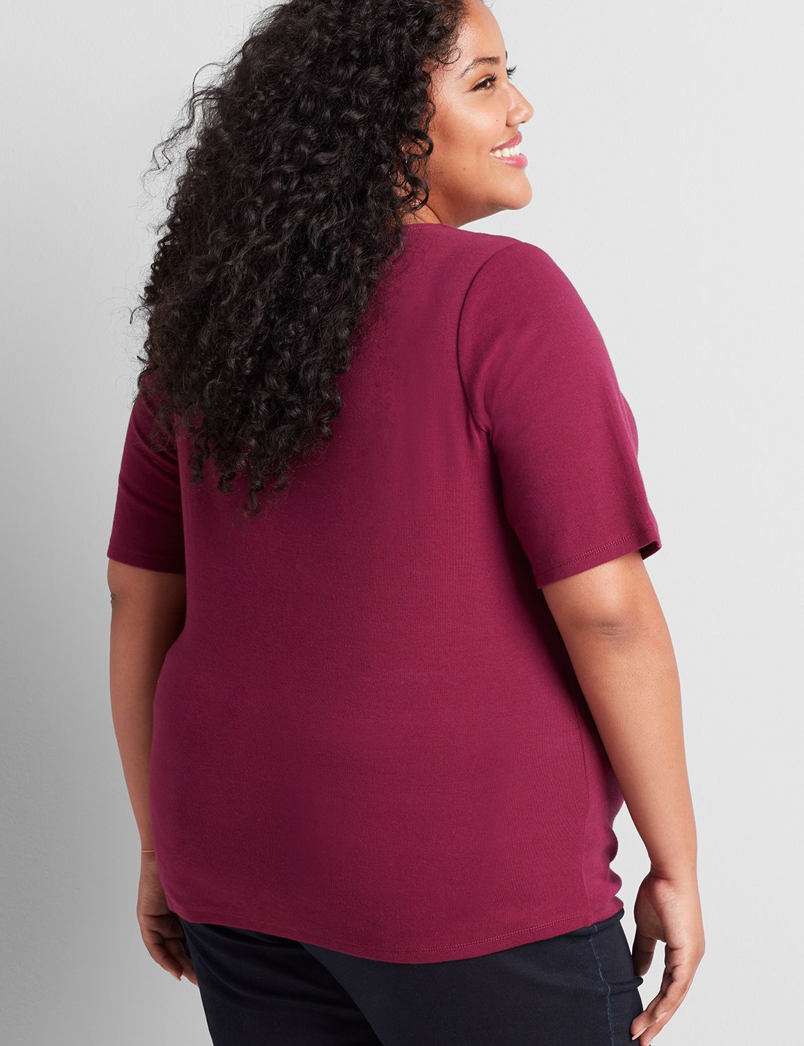 Perfect Sleeve Crossover Tee