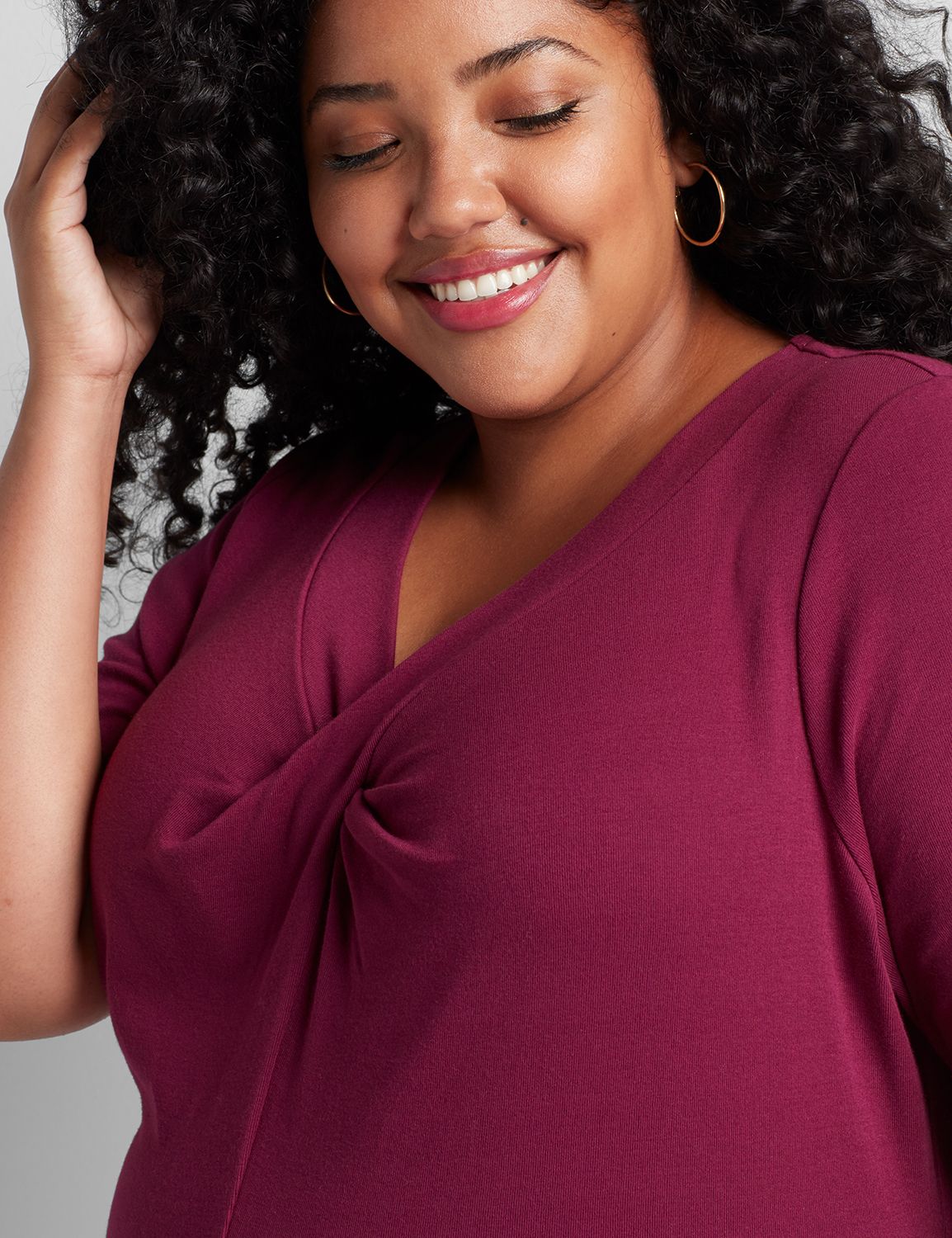 Perfect Sleeve Crossover Tee