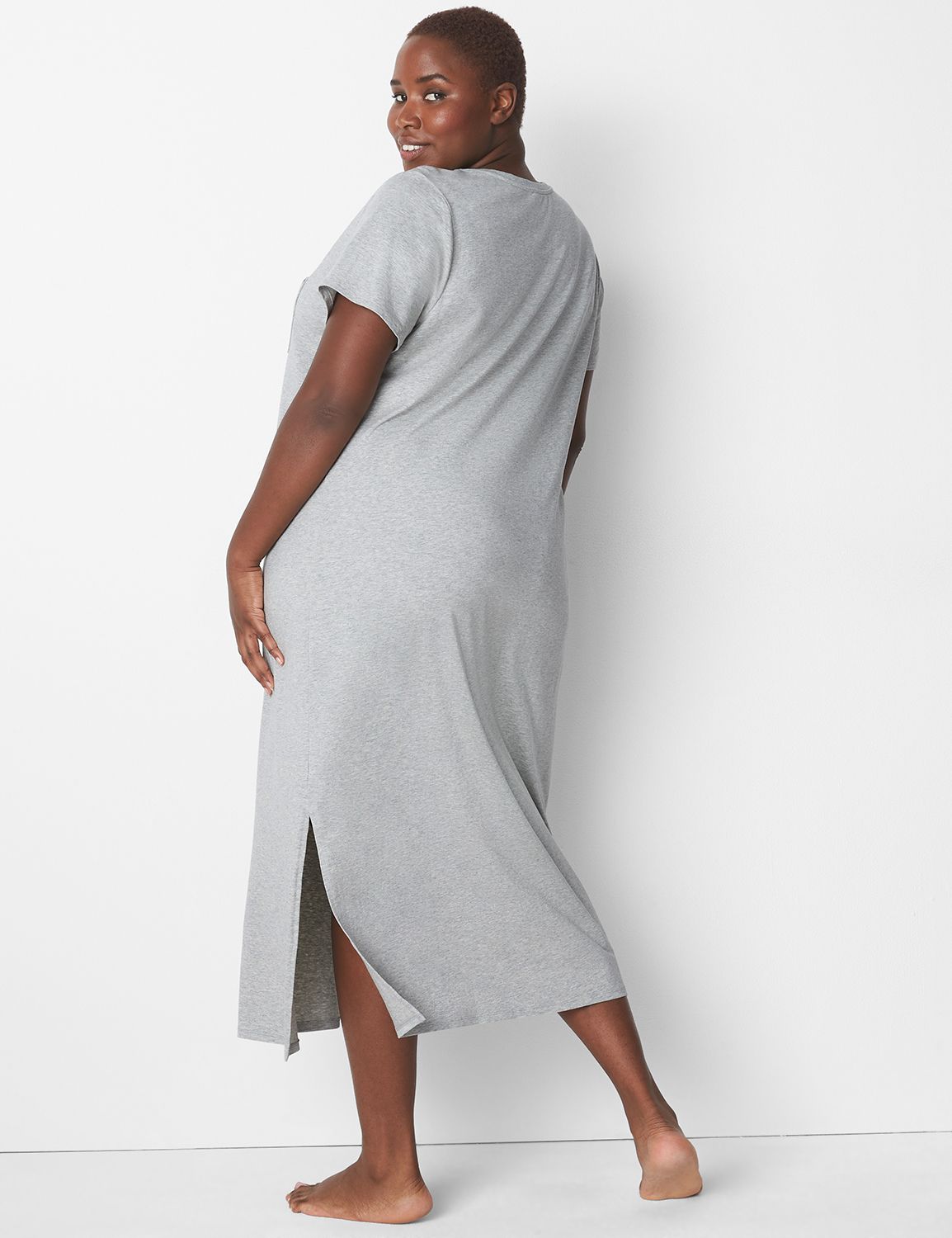 Knit Maxi Sleepshirt 1112833 | LaneBryant