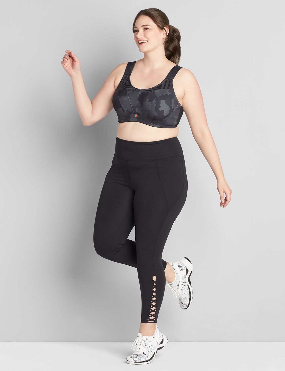 Livi Active High Impact Wicking Max Support Sport Bra Lanebryant