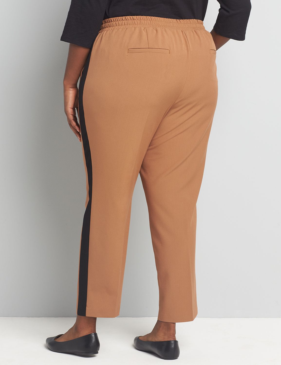 The Perfect Drape Track Pant with Side Stripe 1118505:Caramel Latte CSI ...