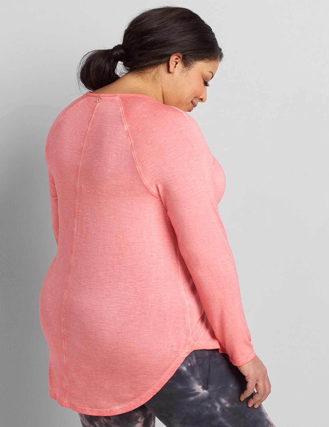 LIVI Washed Slub Tunic Top