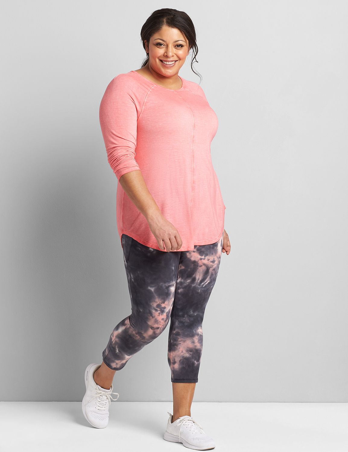 LIVI Washed Slub Tunic Top