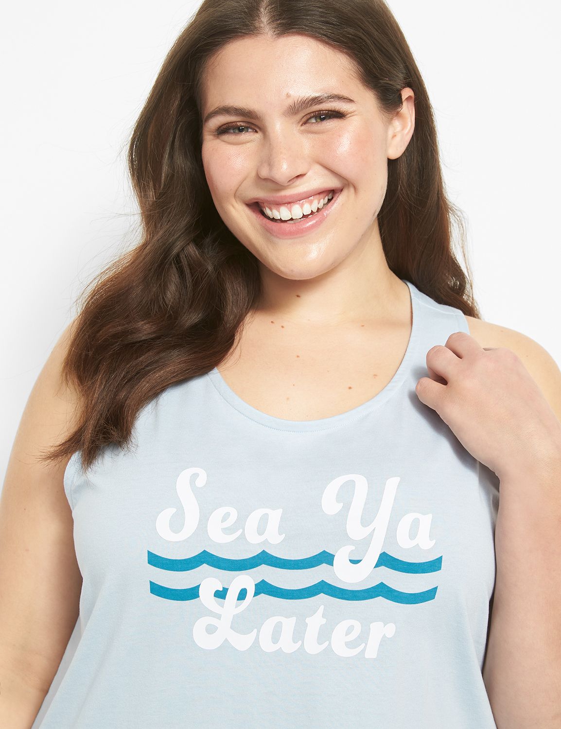 Racerback Tunic Legging PJ Set 1124 | LaneBryant