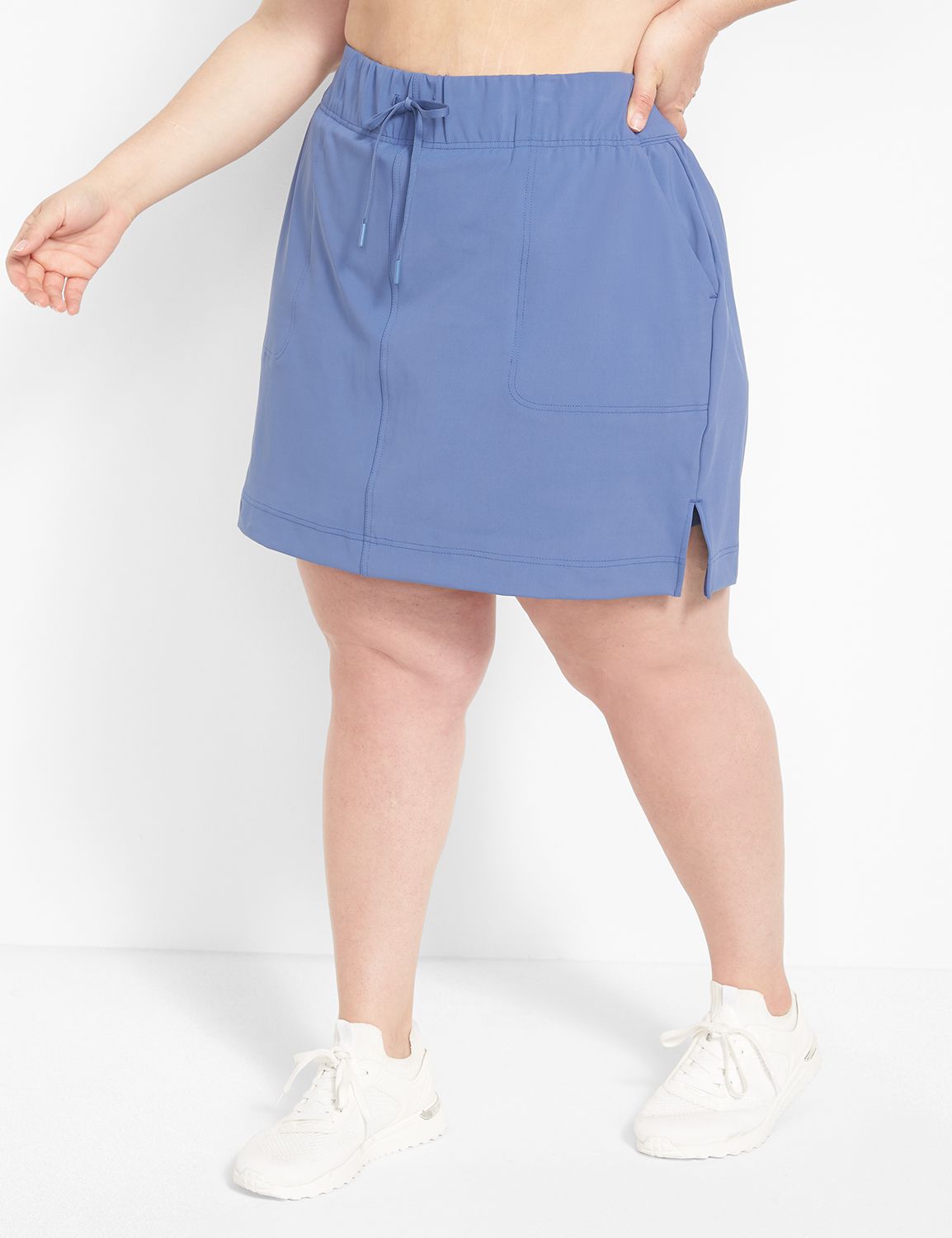 Stretch Drawstring Waist Skort S 11