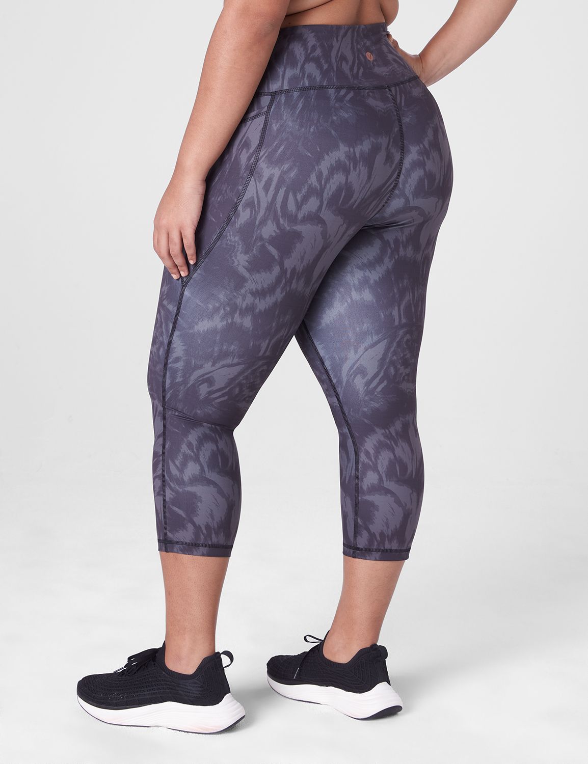 Power Soft Capri Legging F 1122171 | LaneBryant
