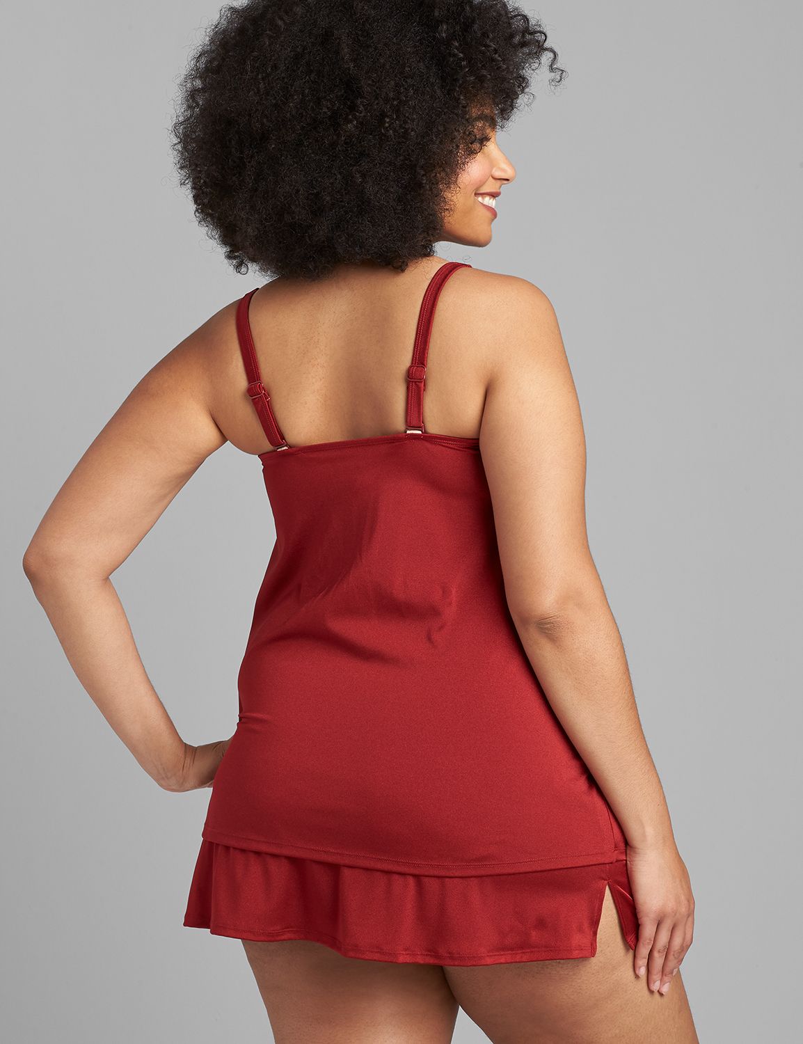 Relaxed Underwire Swim Tankini Top | LaneBryant
