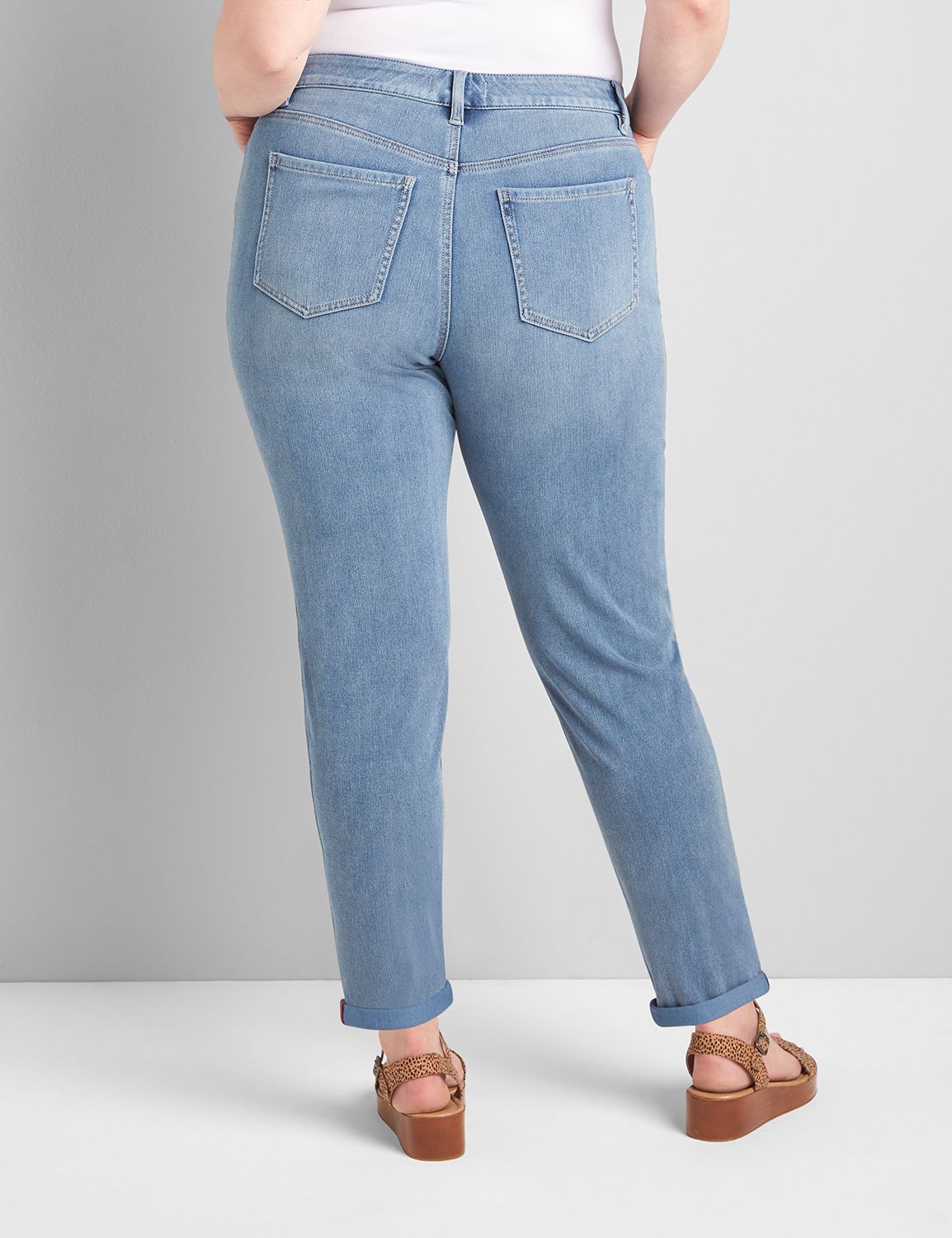 Signature Fit Knit Denim Boyfriend Jean