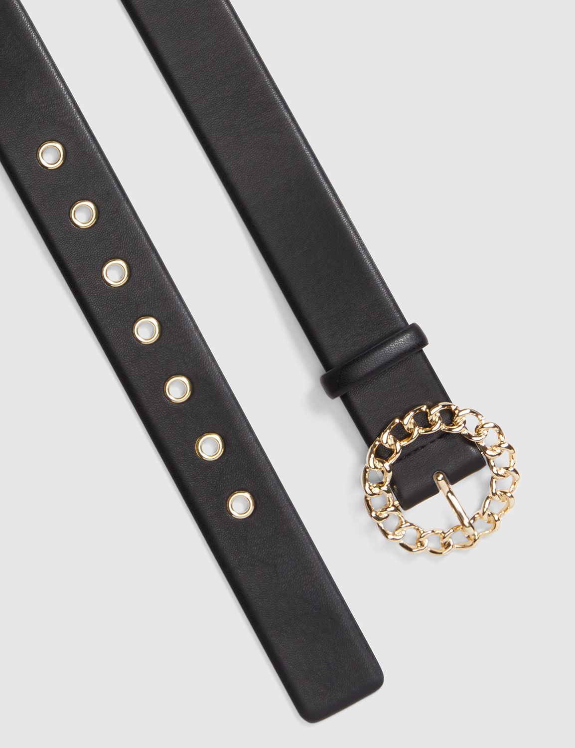Goldtone Chain Detail Belt