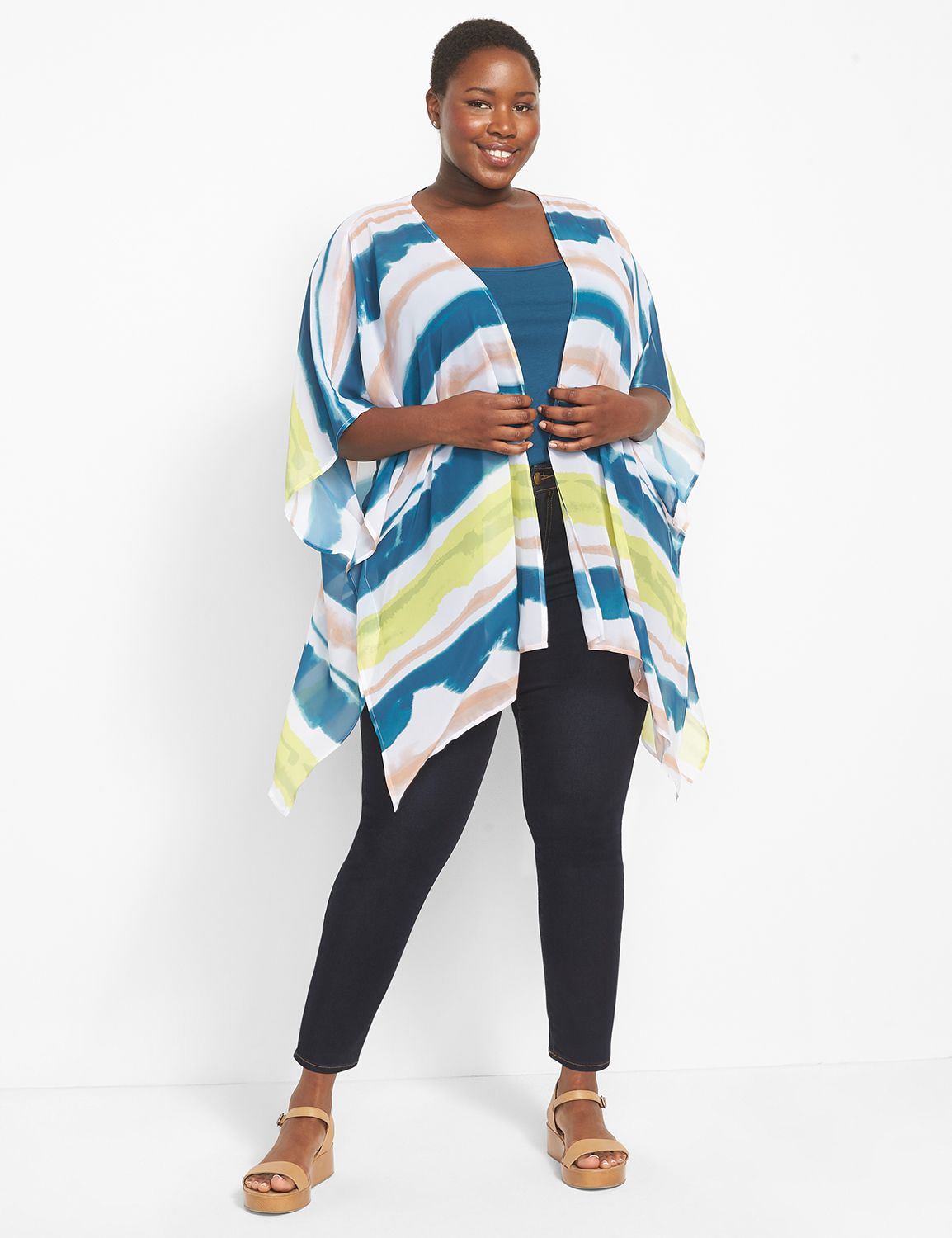 Basic Chiffon Overpiece 1121566