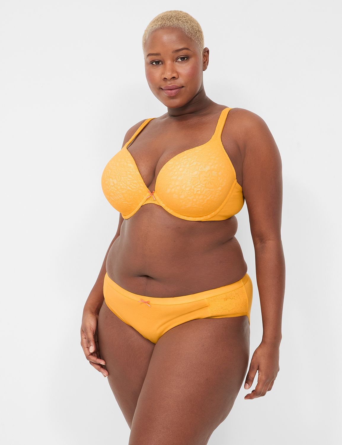 Cotton Hipster Panty With Lace Trim Lanebryant