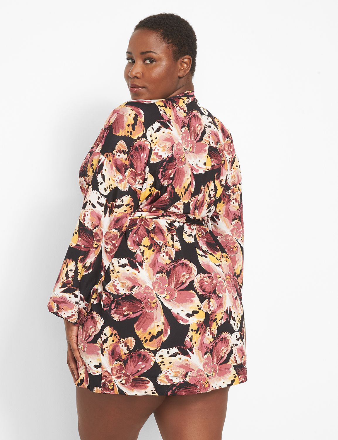 Tropical Micro robe 1126235 | LaneBryant