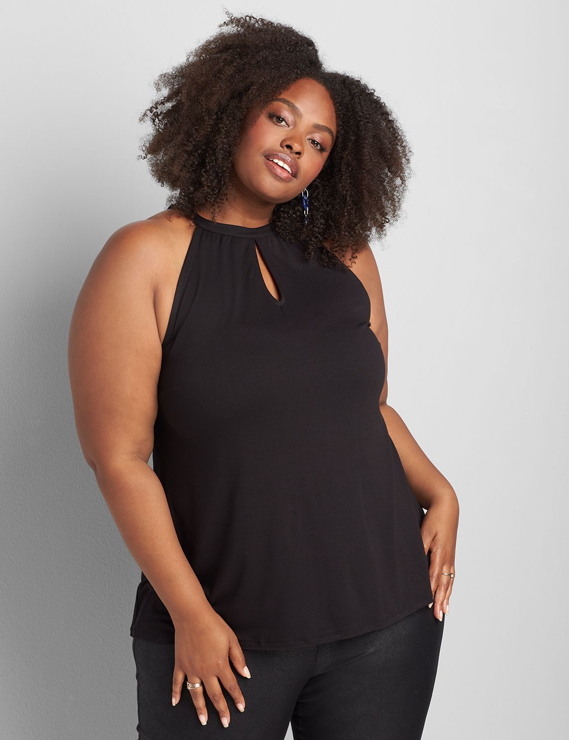 Halter Top With Keyhole