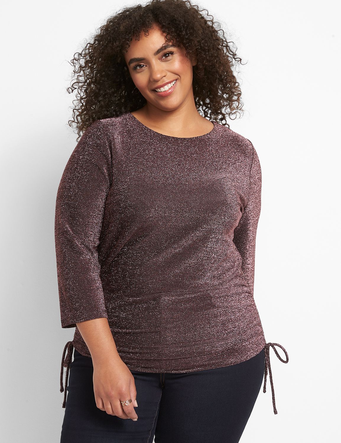 Crew-Neck Illusion Top