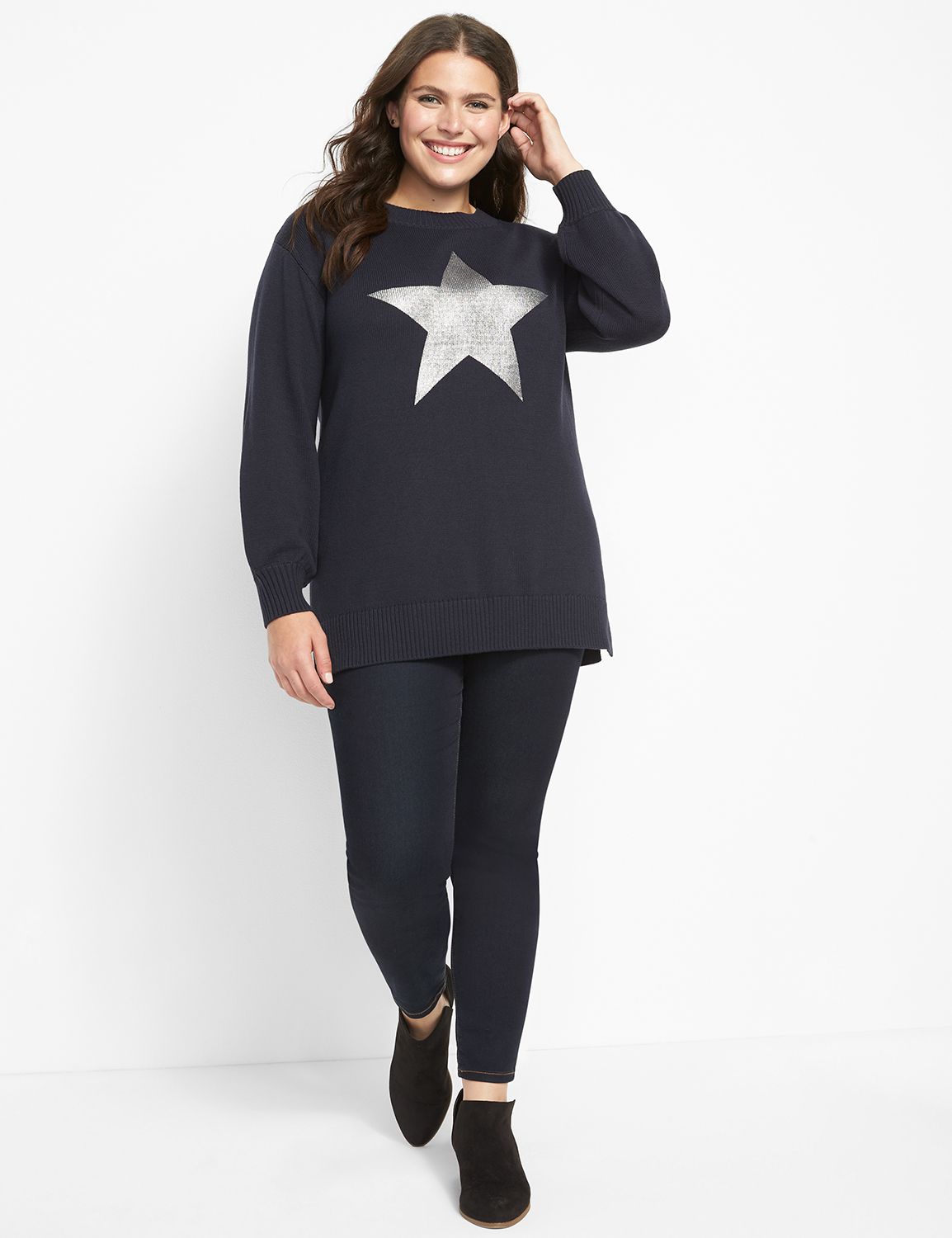 Star Tunic Sweater