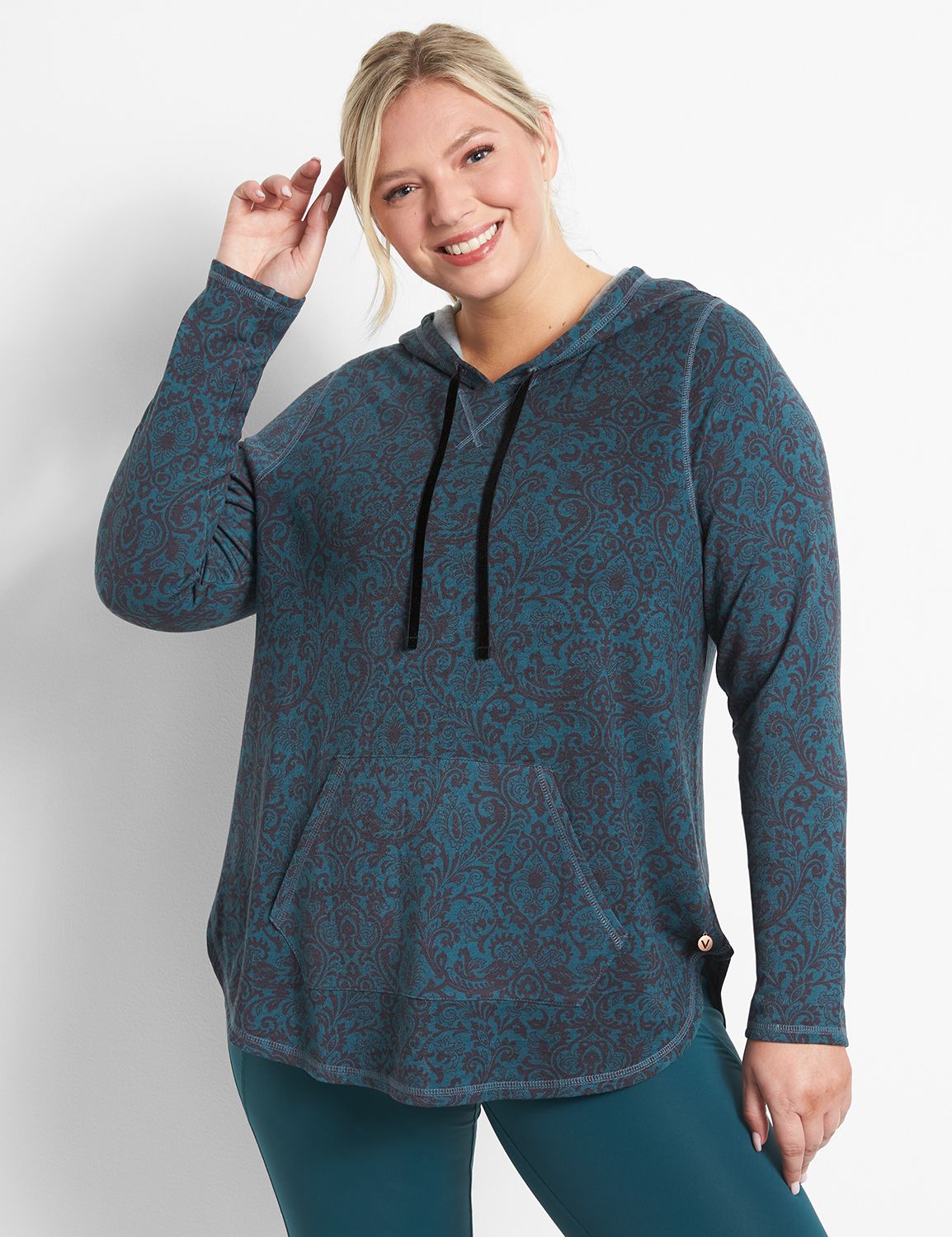 LIVI Printed Hooded Top