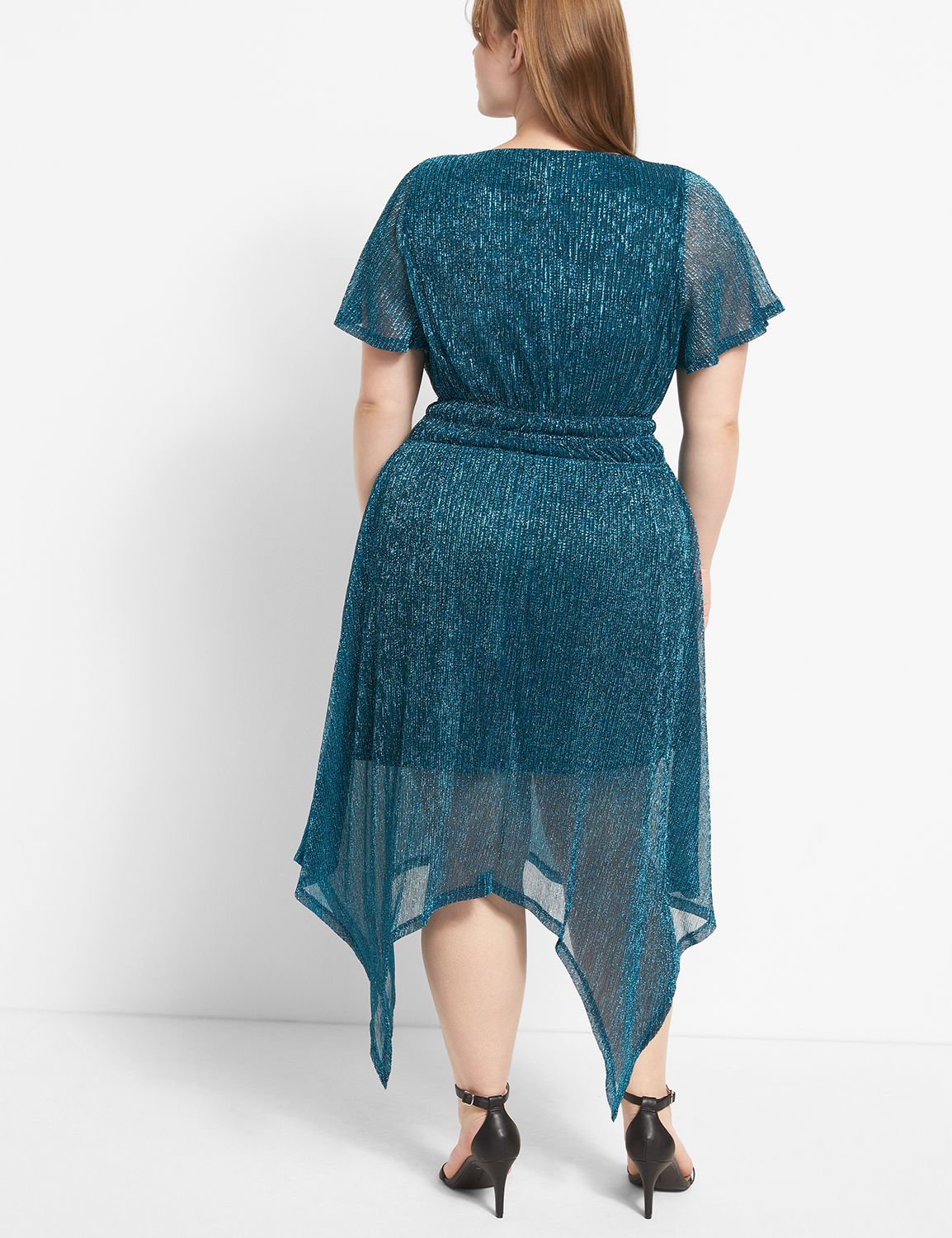 Sharkbite Hem Grecian Dress