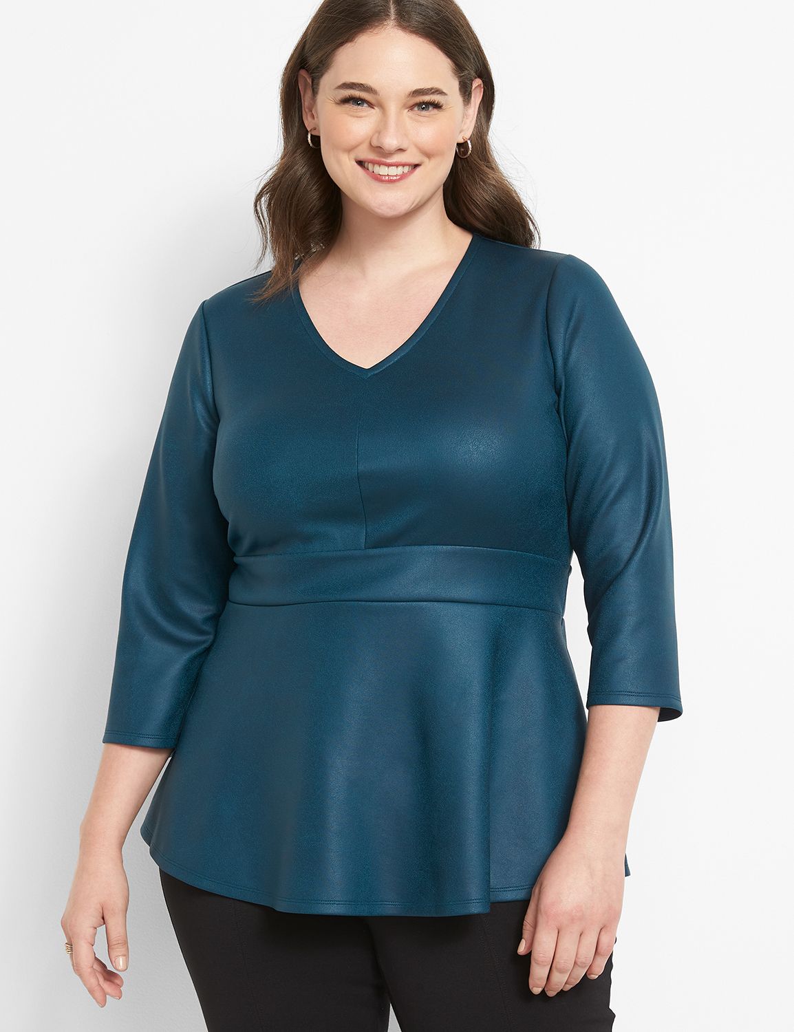 Coated Scuba Lena Top