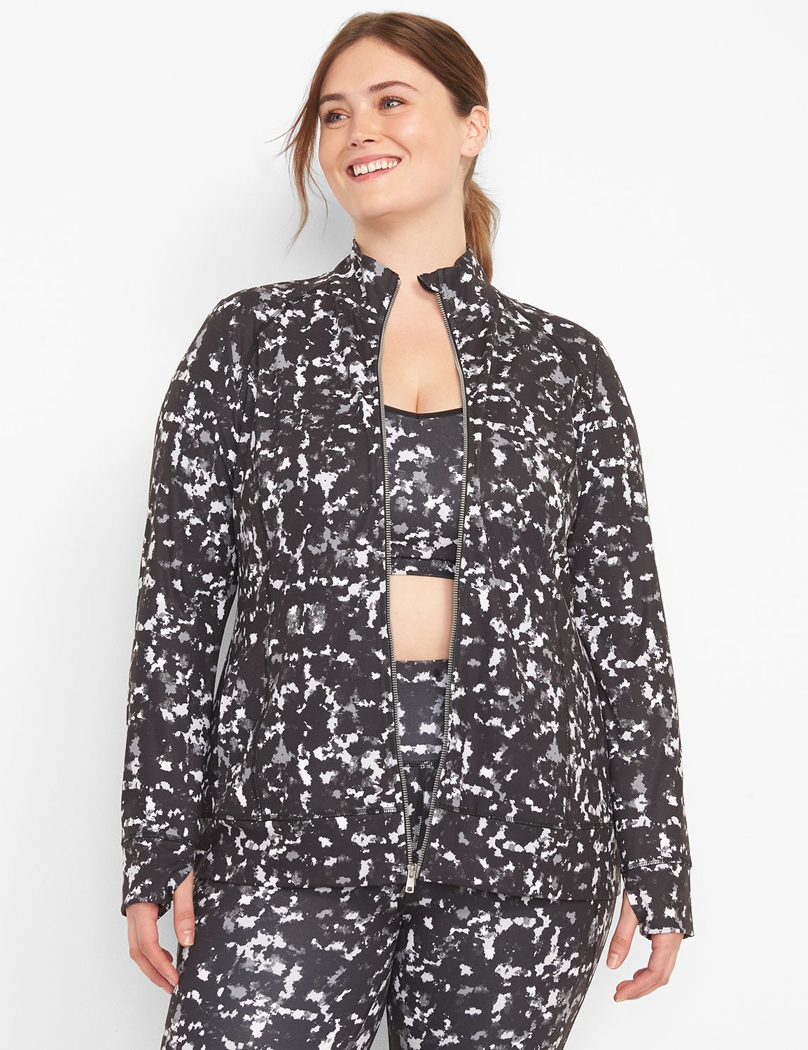 LIVI Soft Zip-Up Jacket - Print