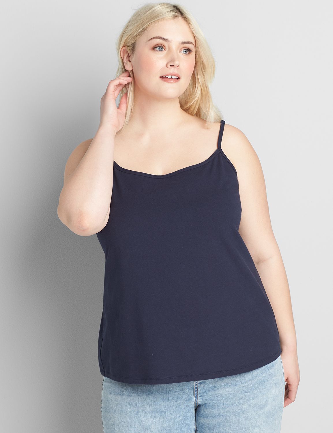Sleeveless Cotton Cami | LaneBryant