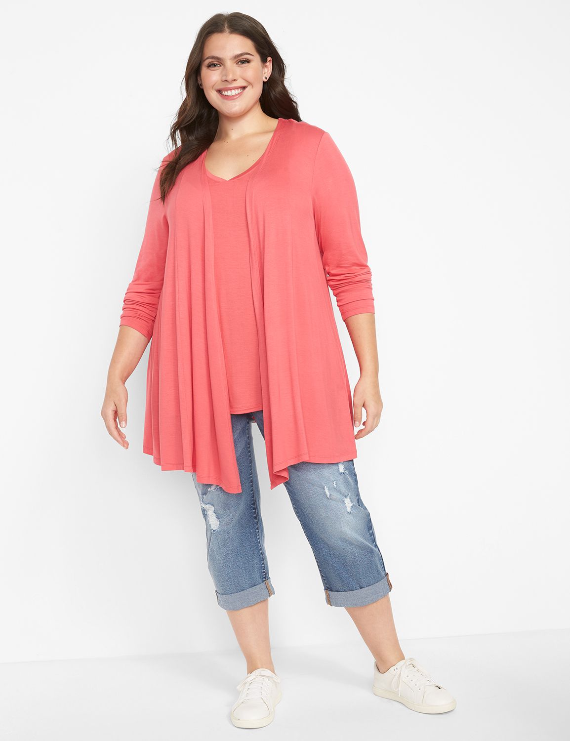 Signature Fit Boyfriend Capri Jean - Medium Wash