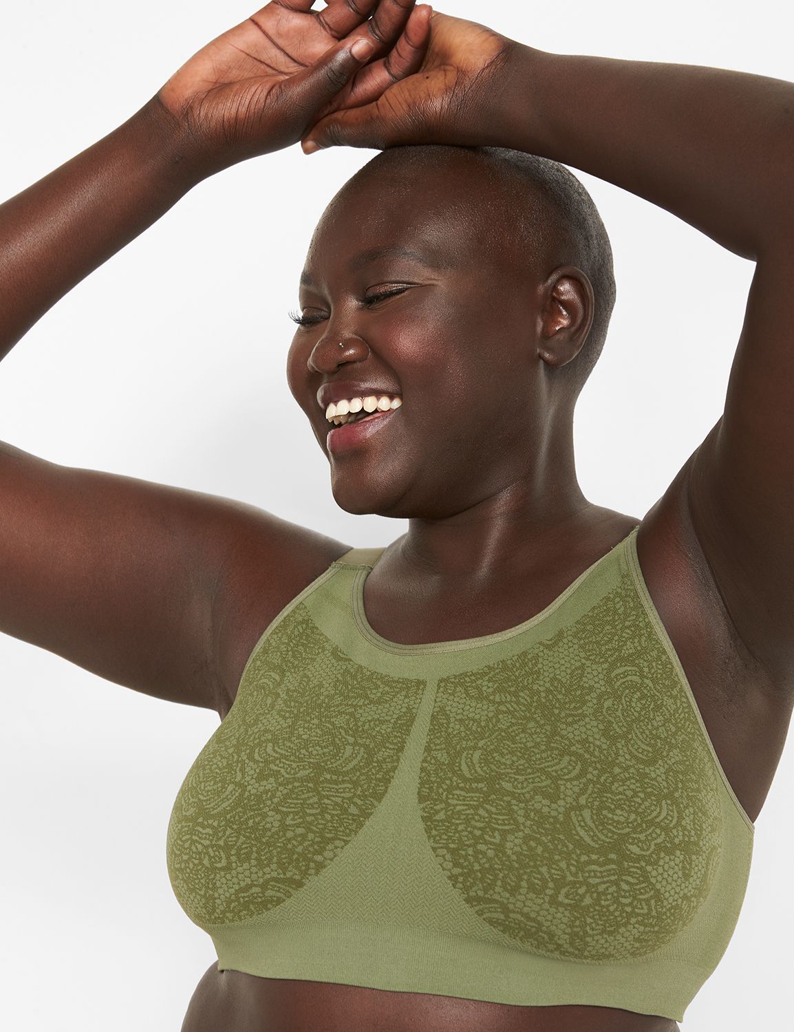 Soft Support Unlined No-Wire Bra | LaneBryant