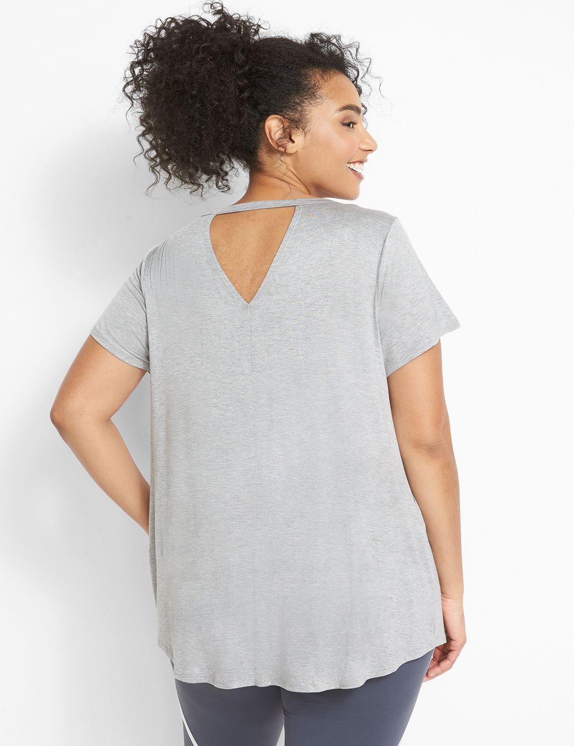 LIVI V-Back Graphic Tee