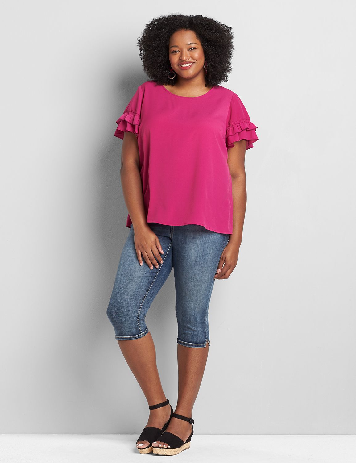 Flutter-Sleeve Top