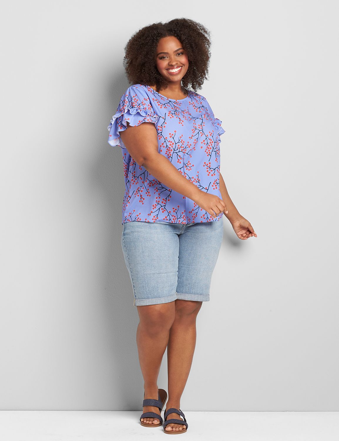 Flutter-Sleeve Top