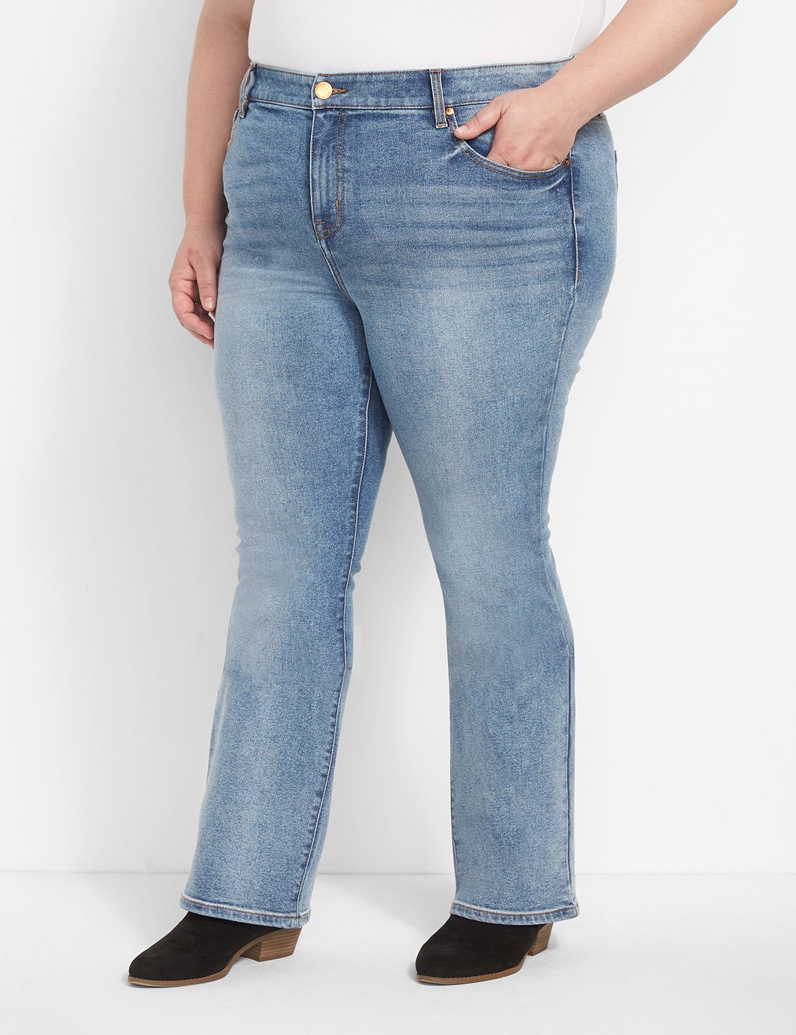 STRAIGHT FIT HIGH RISE BOOT - JAN W