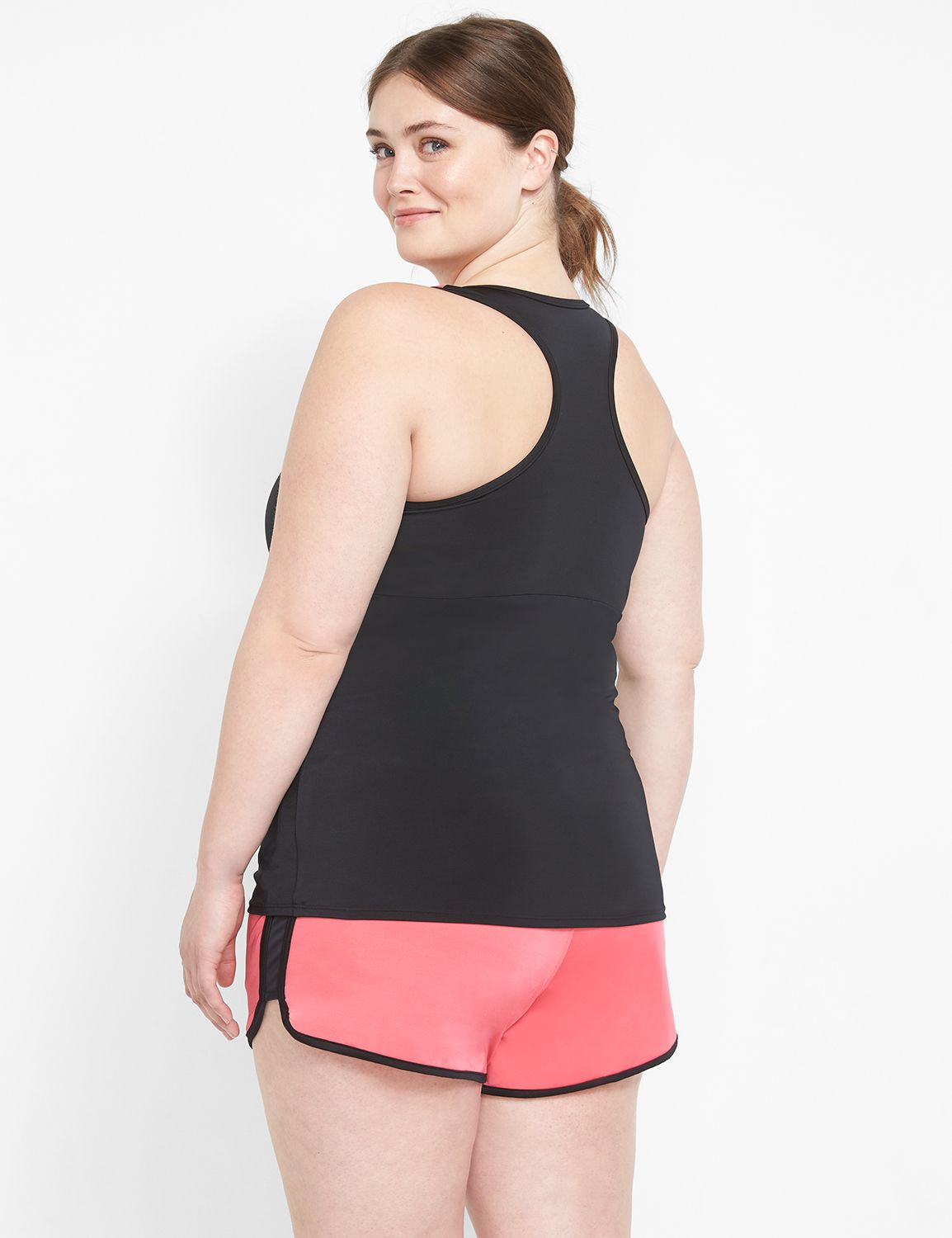 LIVI Swim No-Wire Racerback Tankini | LaneBryant