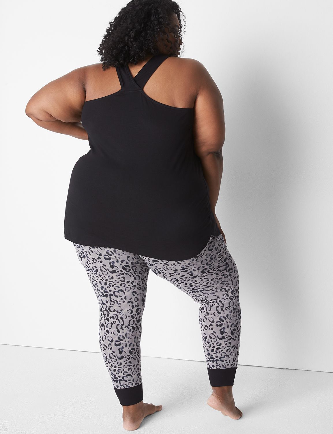 Racerback Tunic Legging PJ Set 1124 | LaneBryant